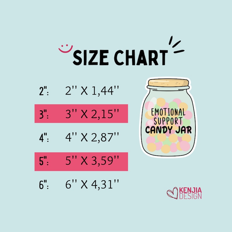 Emotional Support Candy Jar Funny Stickers ,motivational Gifts, Candy ...