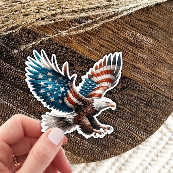 American Eagle Vinyl Decal - Etsy