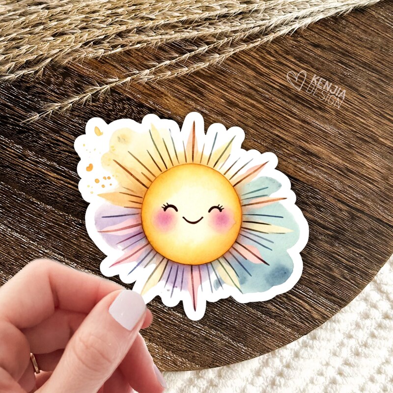 Sun Stickers - Etsy