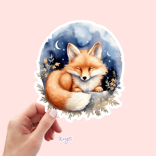 Fox Sticker - Etsy