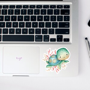 Cute Sea Baby Turtle Stickers and Fridge Magnets for Planner ...