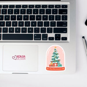 Cute Funny Christmas Snow Ball Stickers | Holidays Gifts Sticker for ...