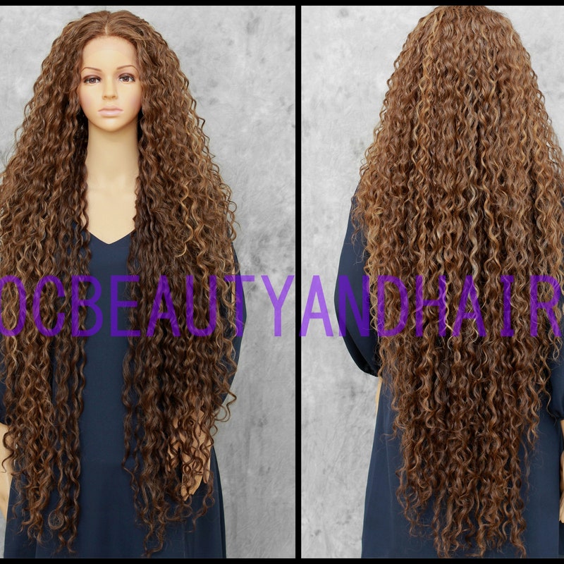 Long Curly Wig - Etsy