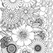 Zen Flower Coloring Pages - Etsy