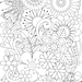 Zen Flower Coloring Pages - Etsy