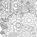 Zen Flower Coloring Pages - Etsy