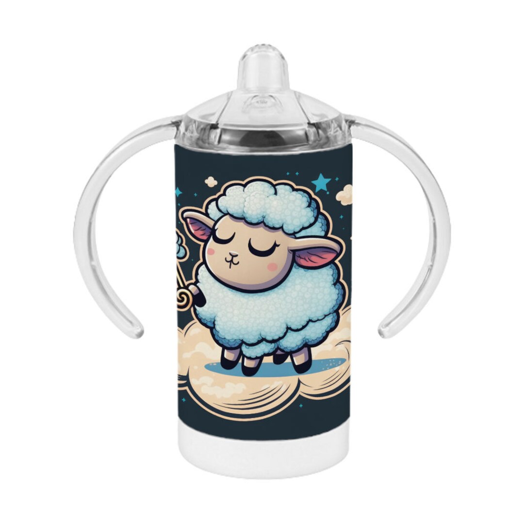 Sheep Print Sippy Cup Graphic Baby Sippy Cup Beautiful - Etsy