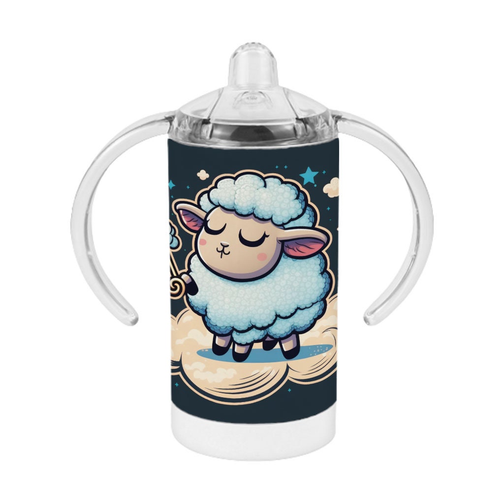 Sheep Print Sippy Cup Graphic Baby Sippy Cup Beautiful - Etsy