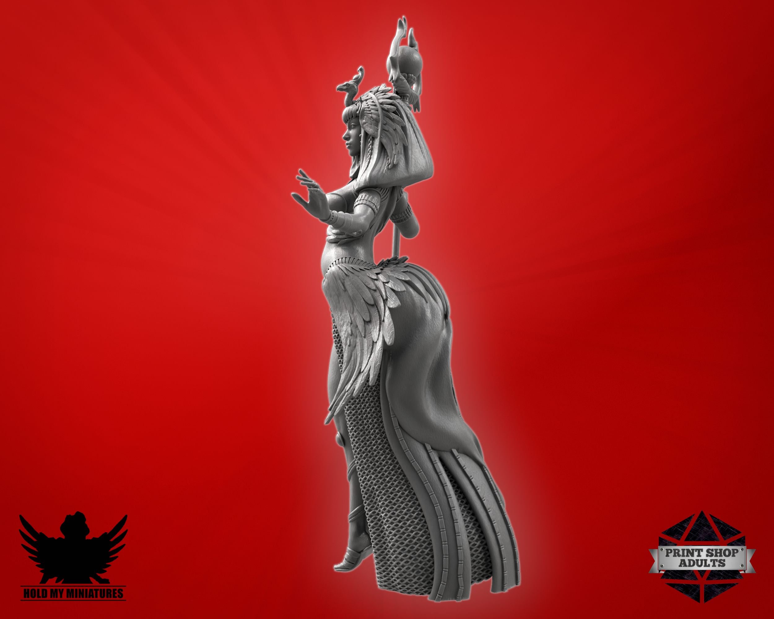 Egyptian Goddess Miniature Sexy Queen Nefereth Miniature Goddess Figure ...