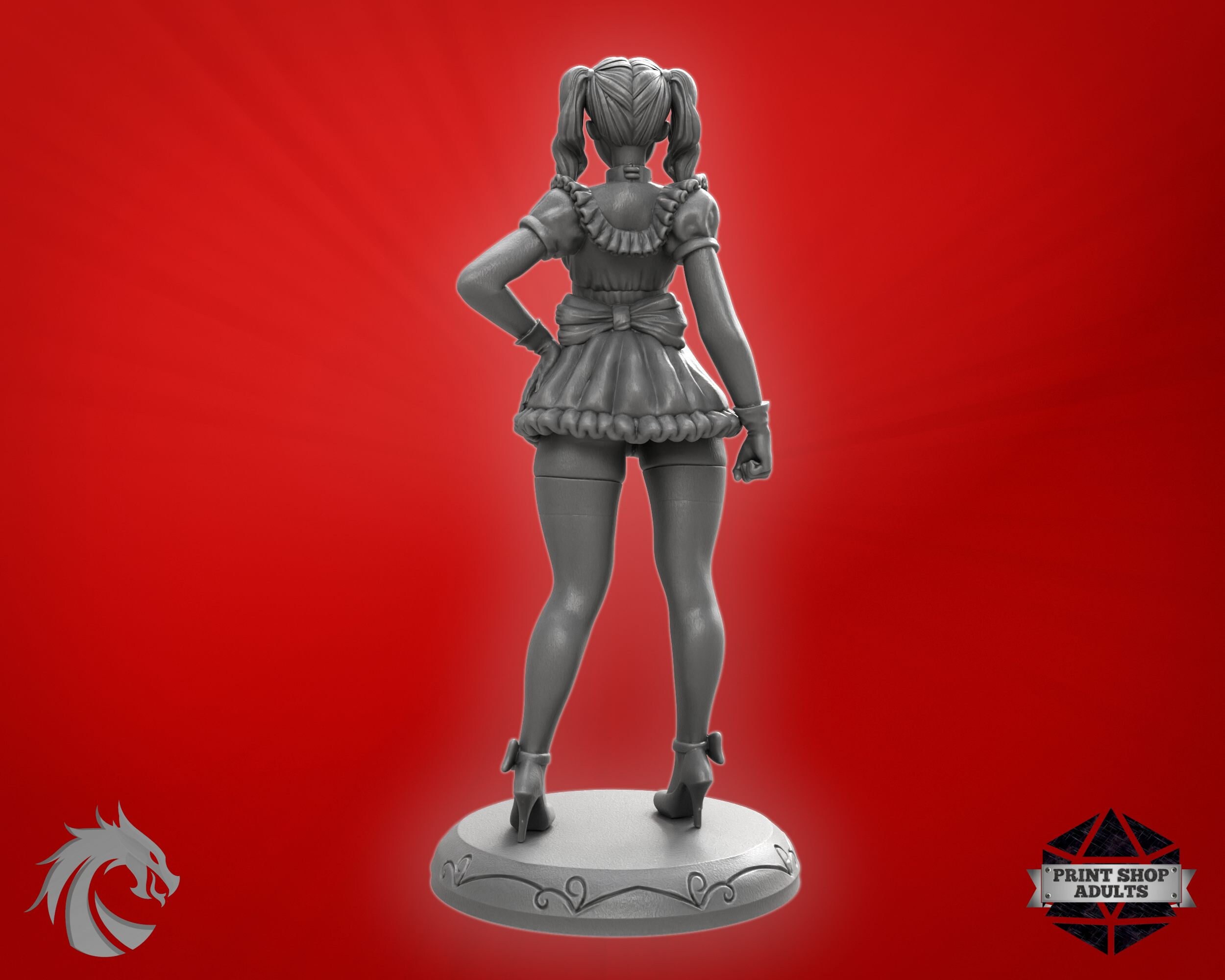 Sexy Maid Miniature Anime Maid Miniature Anime Characters 75mm - Etsy