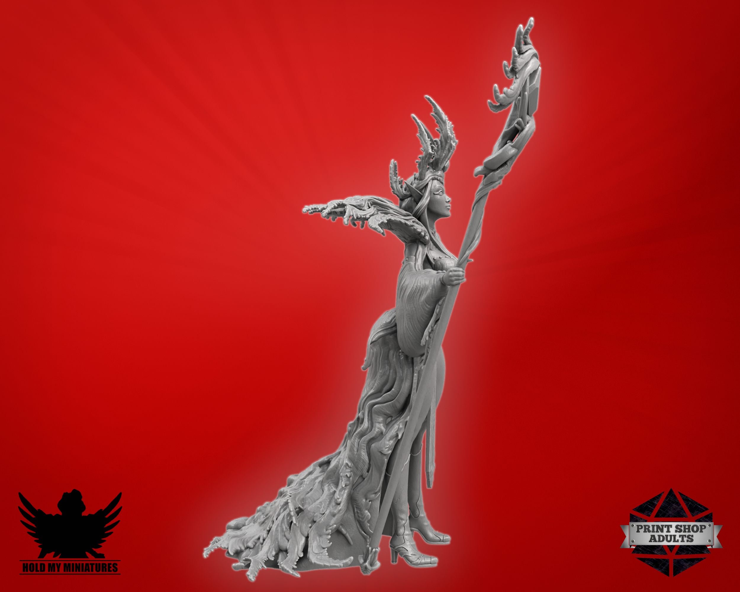 High Elf Queen Miniature High Elf Sorceress Goddess Figure Highly ...