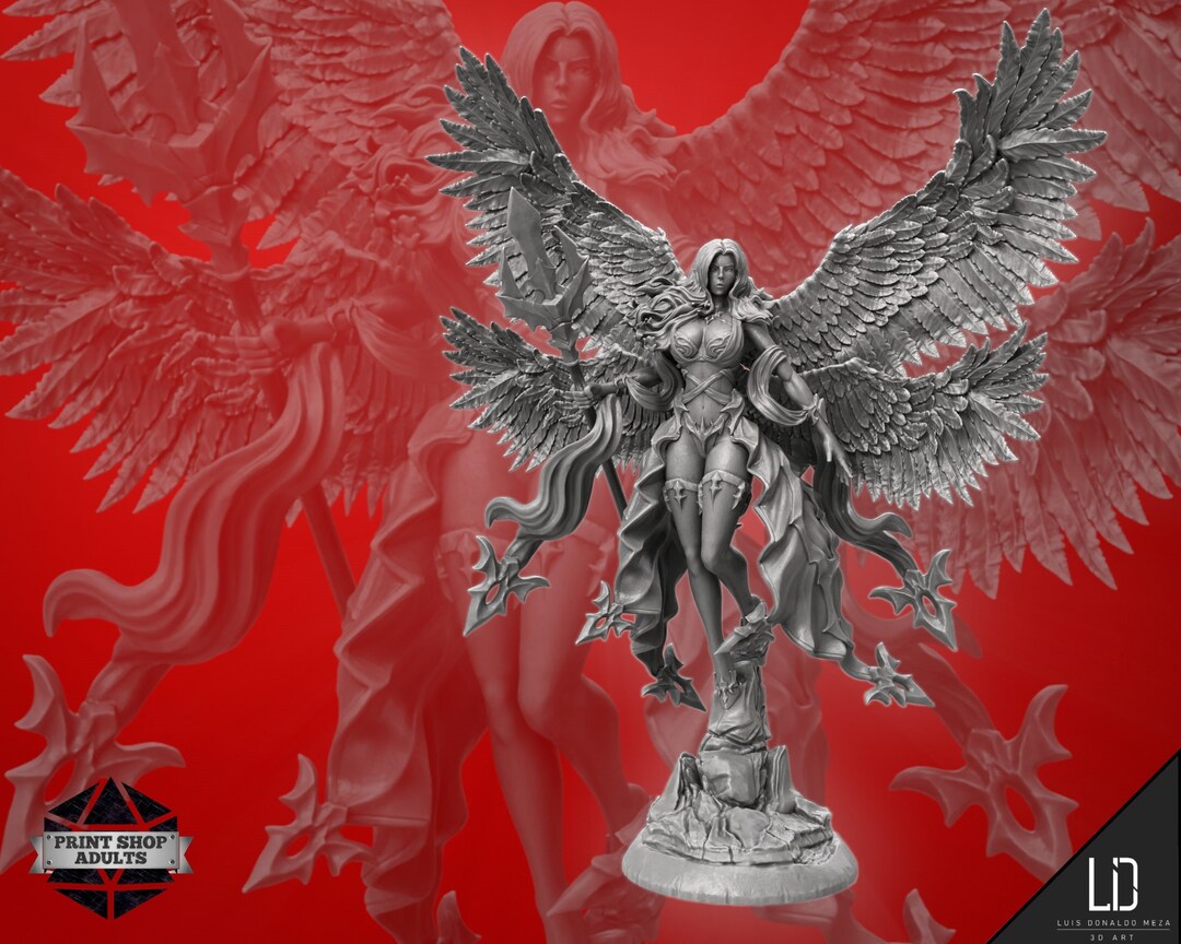Supreme Valkyrie Miniature | Arch Angel Miniature | 3D Print Miniatures ...