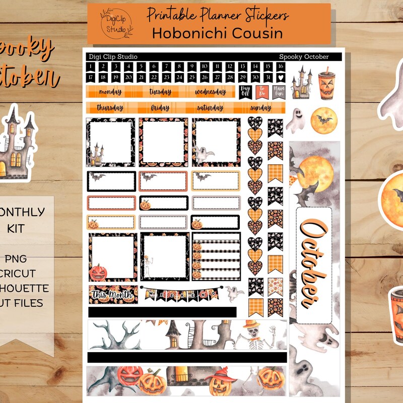 Hobonichi Spread Stickers - Etsy