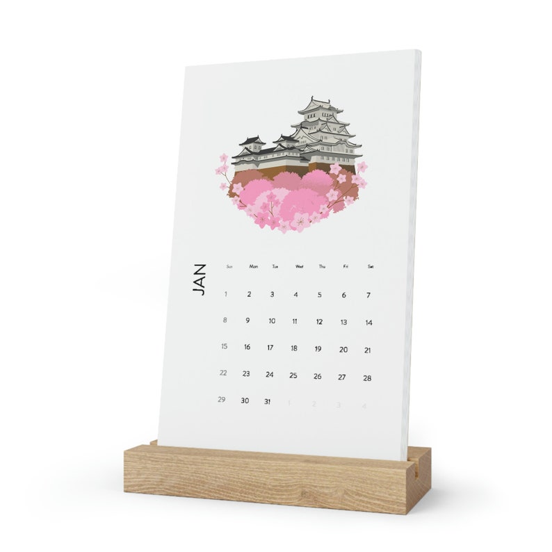 JAPANESE Desk Calendars Japanese Vintage Art Calendar 2023 - Etsy