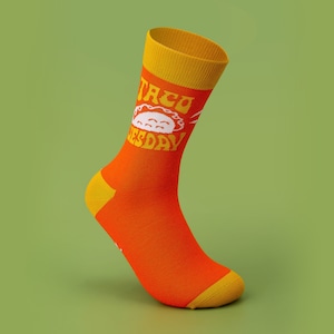 Taco Tuesday Socks Gift Box 2-pair Taco Socks Men's Novelty Socks Socks ...