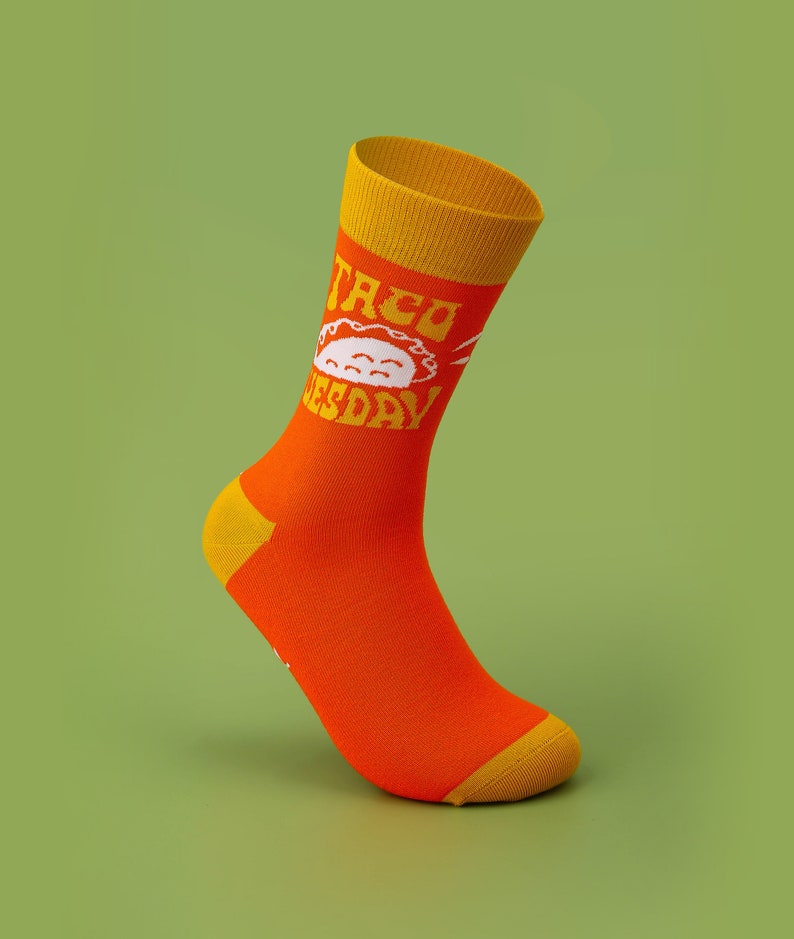 Taco Tuesday Socks Gift Box 2-pair Taco Socks Men's Novelty Socks Socks ...