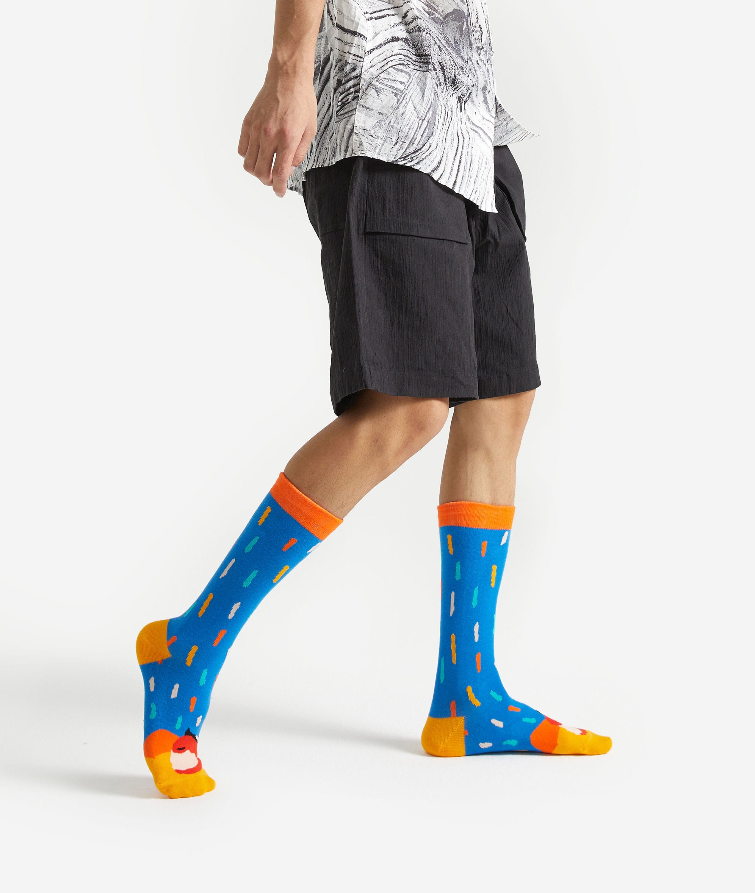 Starry Night Funky Socks Fun Men's Socks Fun Women's Socks Novelty ...