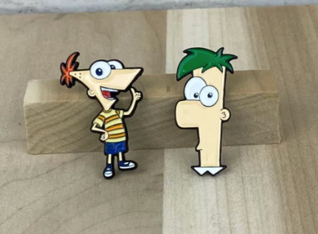 Phineas and Ferb Pins - Etsy
