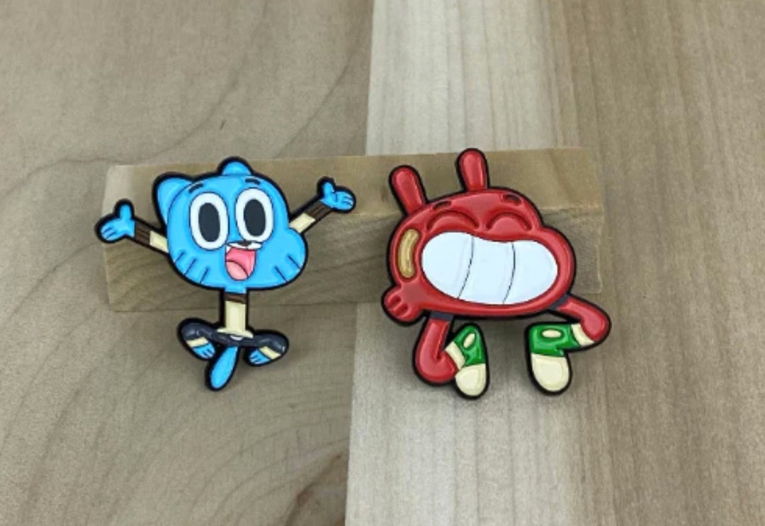 The Amazing World Of Gumball Pins Etsy