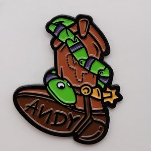 Woody's Boot Toy Story 1.5" Enamel Pin - Etsy
