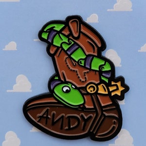 Woody's Boot Toy Story 1.5" Enamel Pin - Etsy