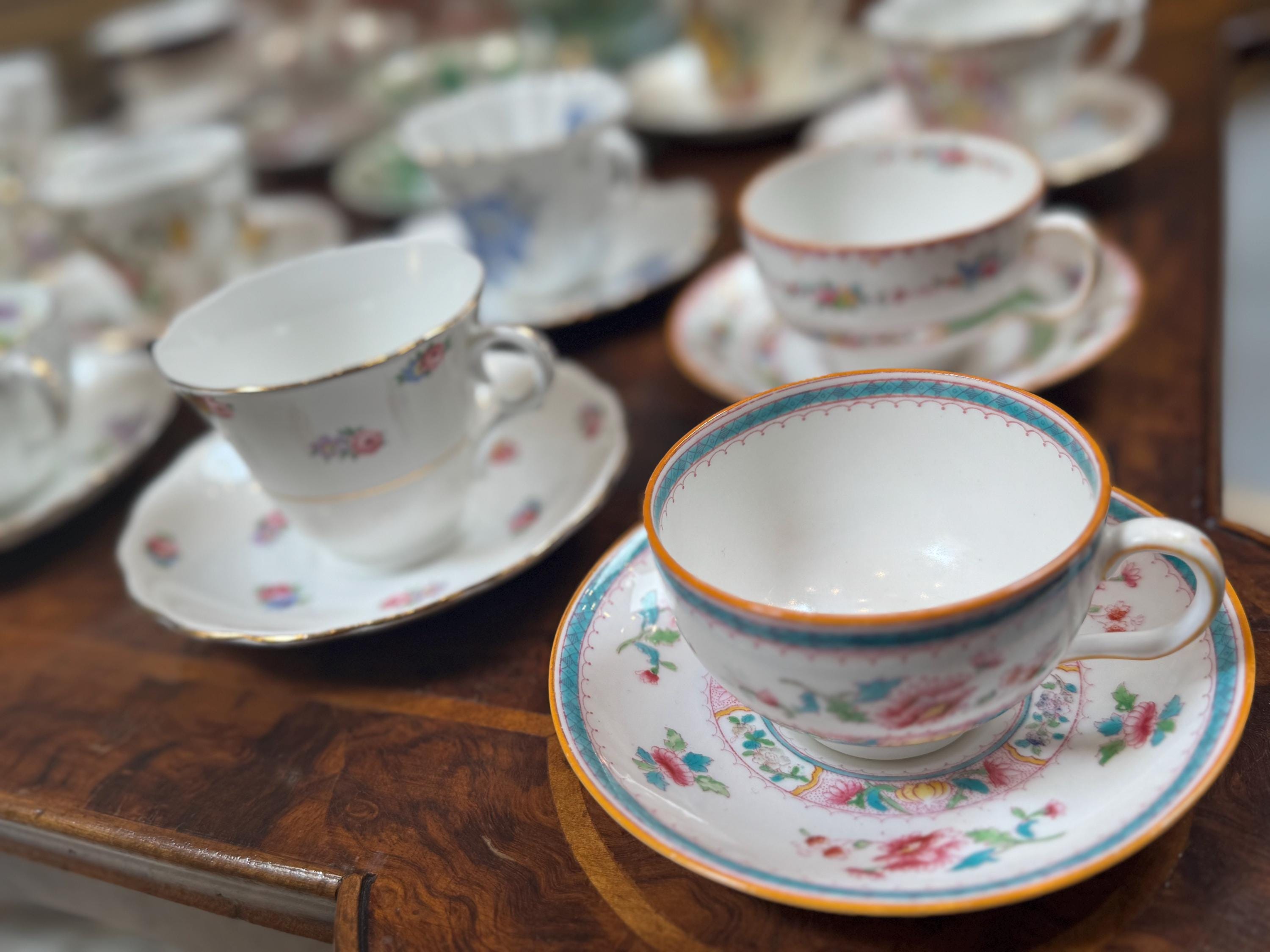 Vintage Mismatched Tea Cup and Saucer Sets - 1900-1960s - Etsy