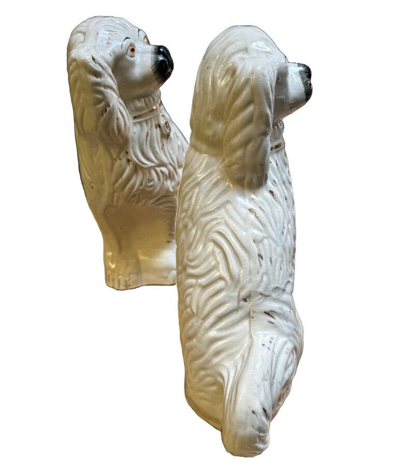 Pair of Staffordshire Wally Dogs C. 1850’s - Etsy
