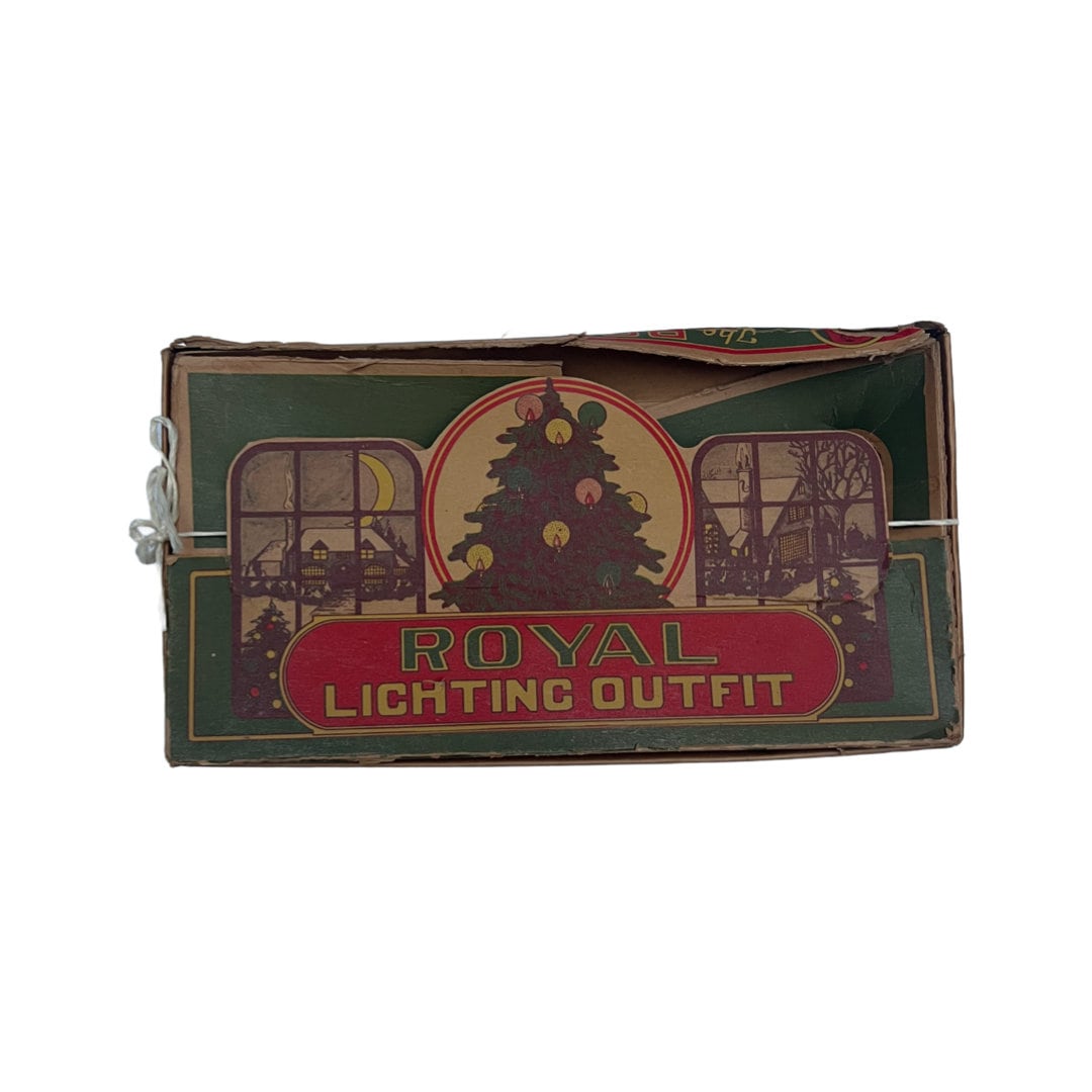 Vintage Boxed Christmas Lights - Royal Lighting Outfit - Etsy