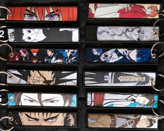 Embroidered Key Tag / Jet Tag - Etsy