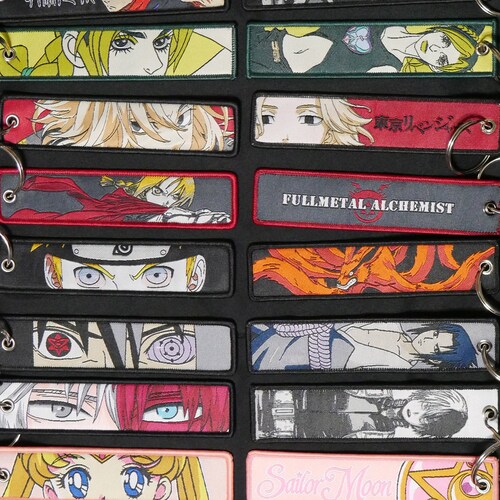 Embroidered Key Tag / Jet Tag - Etsy