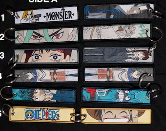 Embroidered Key Tag / Jet Tag - Etsy