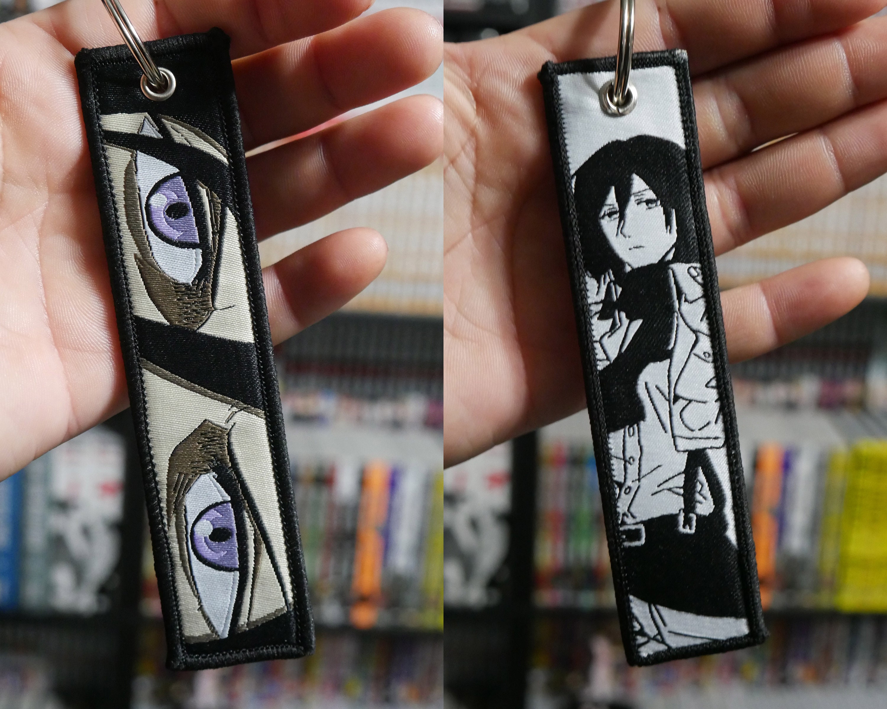 Embroidered Key Tag / Jet Tag - Etsy