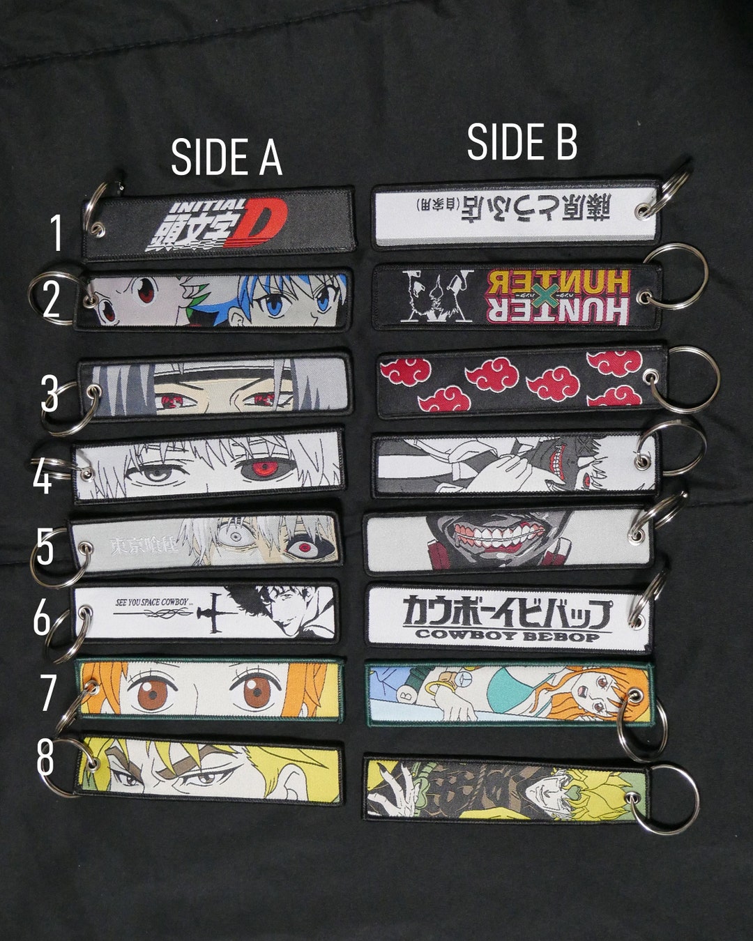 Embroidered Key Tag / Jet Tag - Etsy