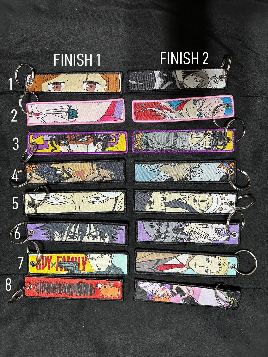 Embroidered Key Tag / Jet Tag - Etsy