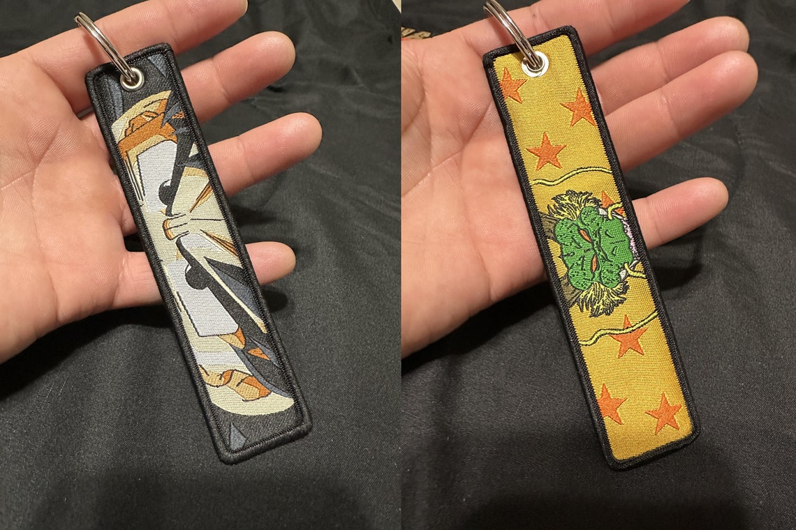 Embroidered Key Tag / Jet Tag - Etsy