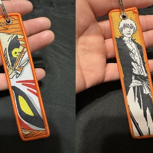 Embroidered Key Tag / Jet Tag - Etsy