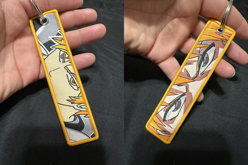 Embroidered Key Tag / Jet Tag - Etsy
