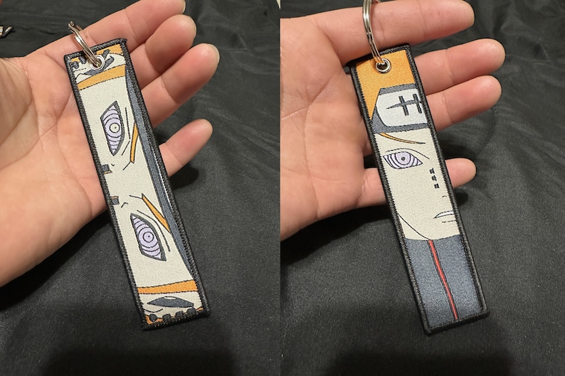 Embroidered Key Tag / Jet Tag - Etsy
