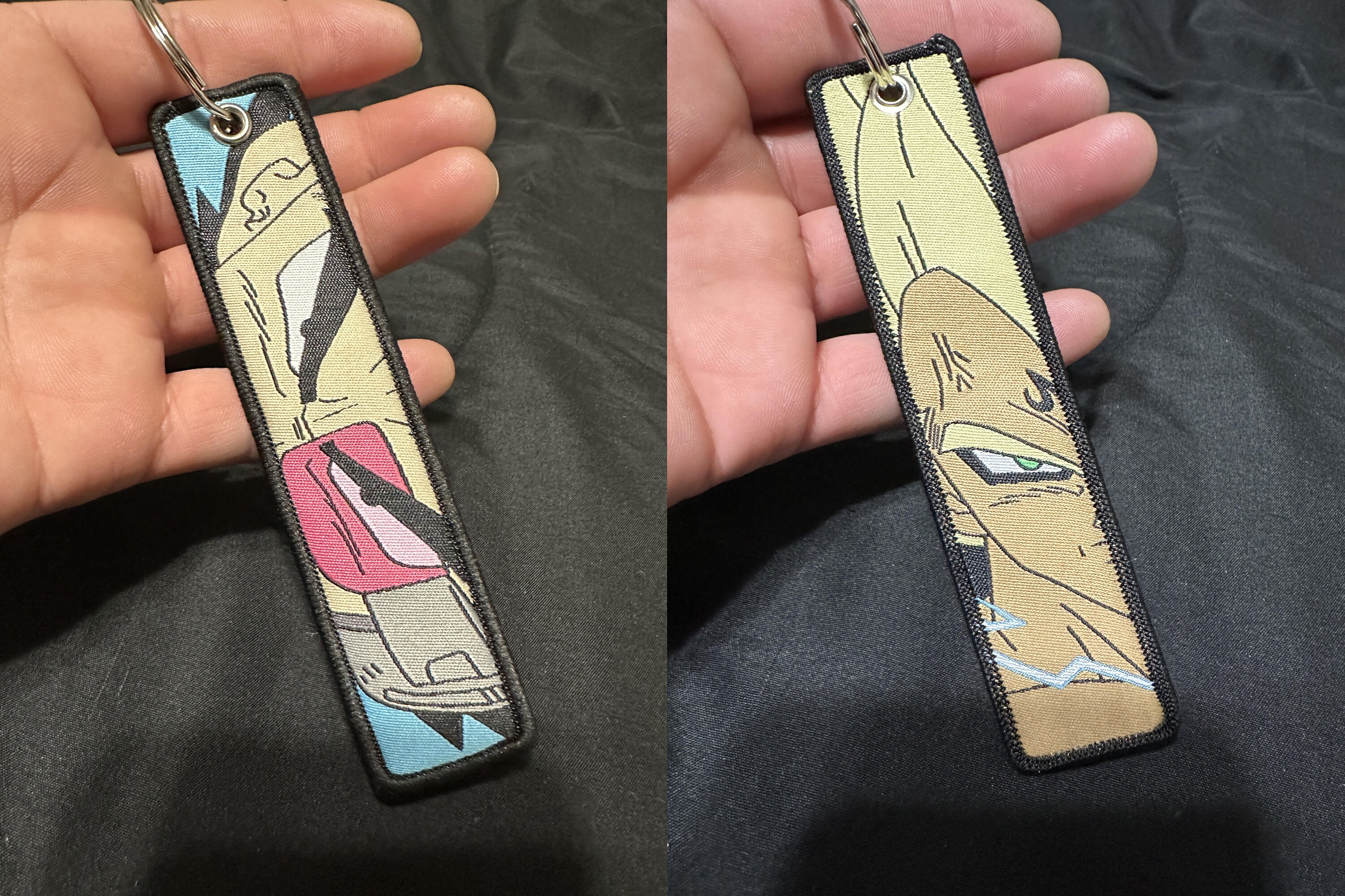 Embroidered Key Tag / Jet Tag - Etsy