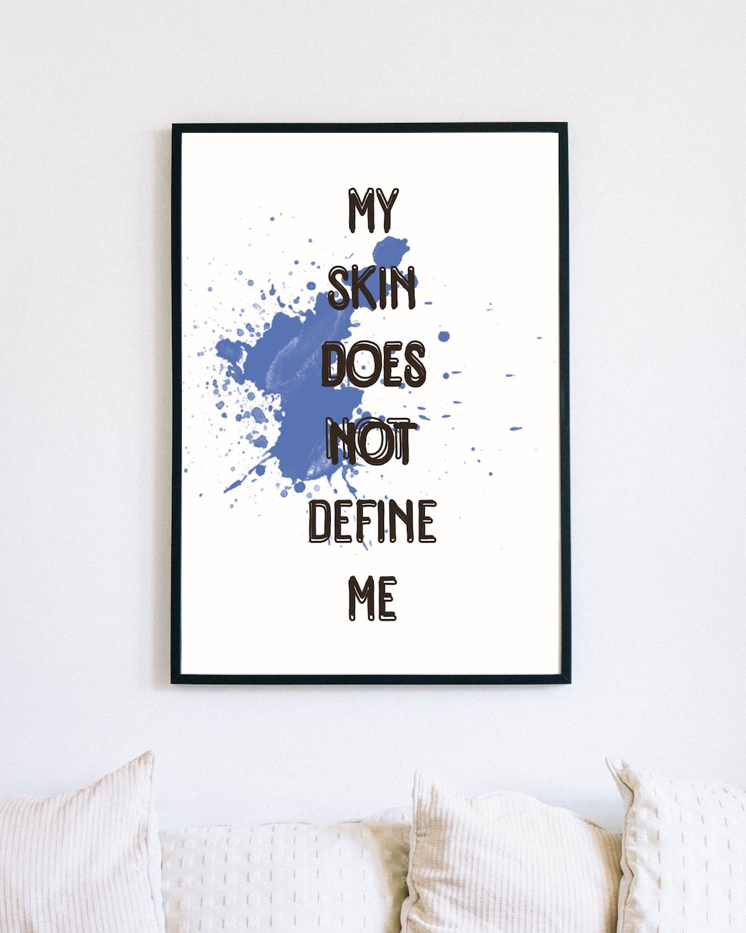 Digital Download "my Skin Does Not Define Me" Eczema Quote - Etsy