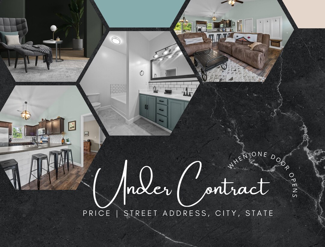 Under Contract Real Estate Template - Etsy