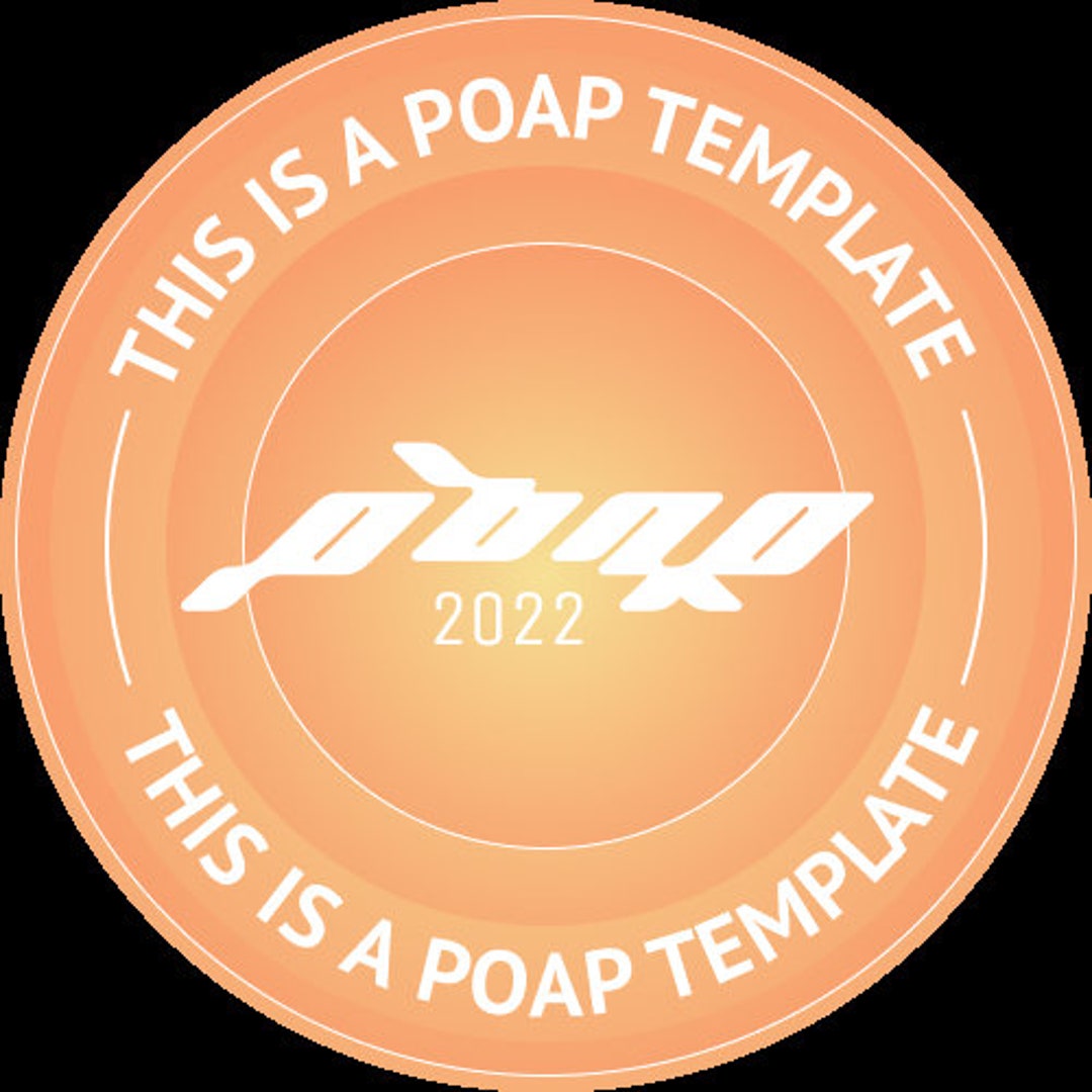 POAP, NFT Template - Etsy