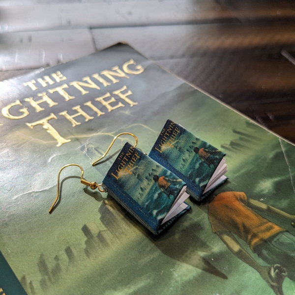 Percy Jackson Lightning Thief Book Cover - Etsy