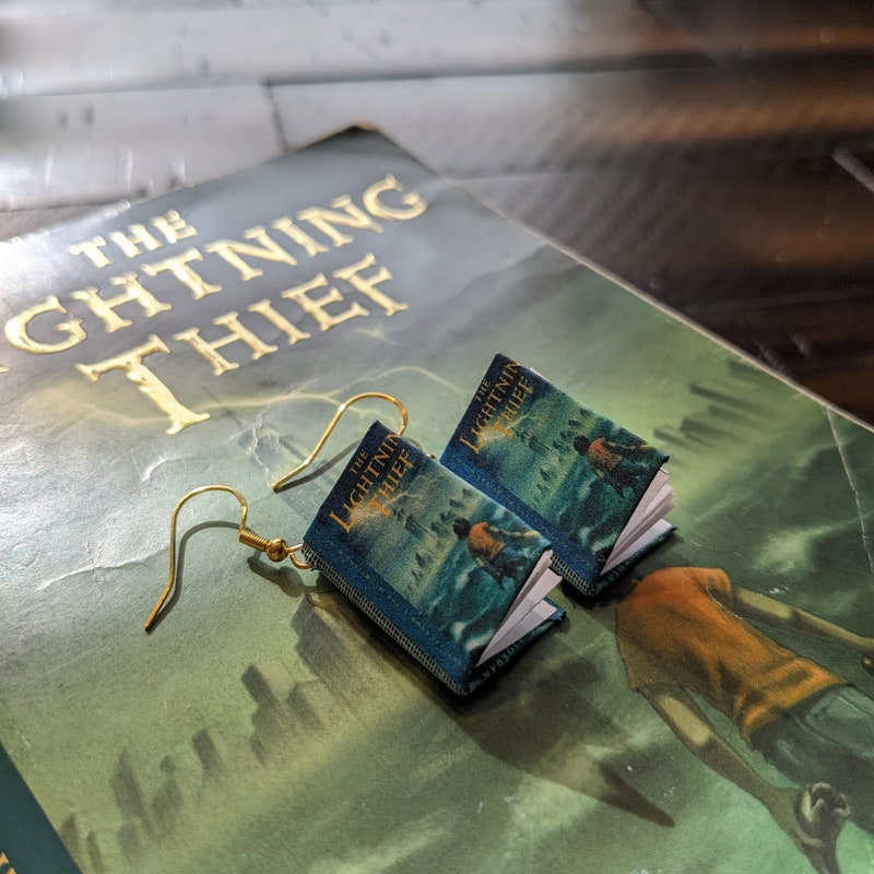 Percy Jackson Lightning Thief Book Cover - Etsy