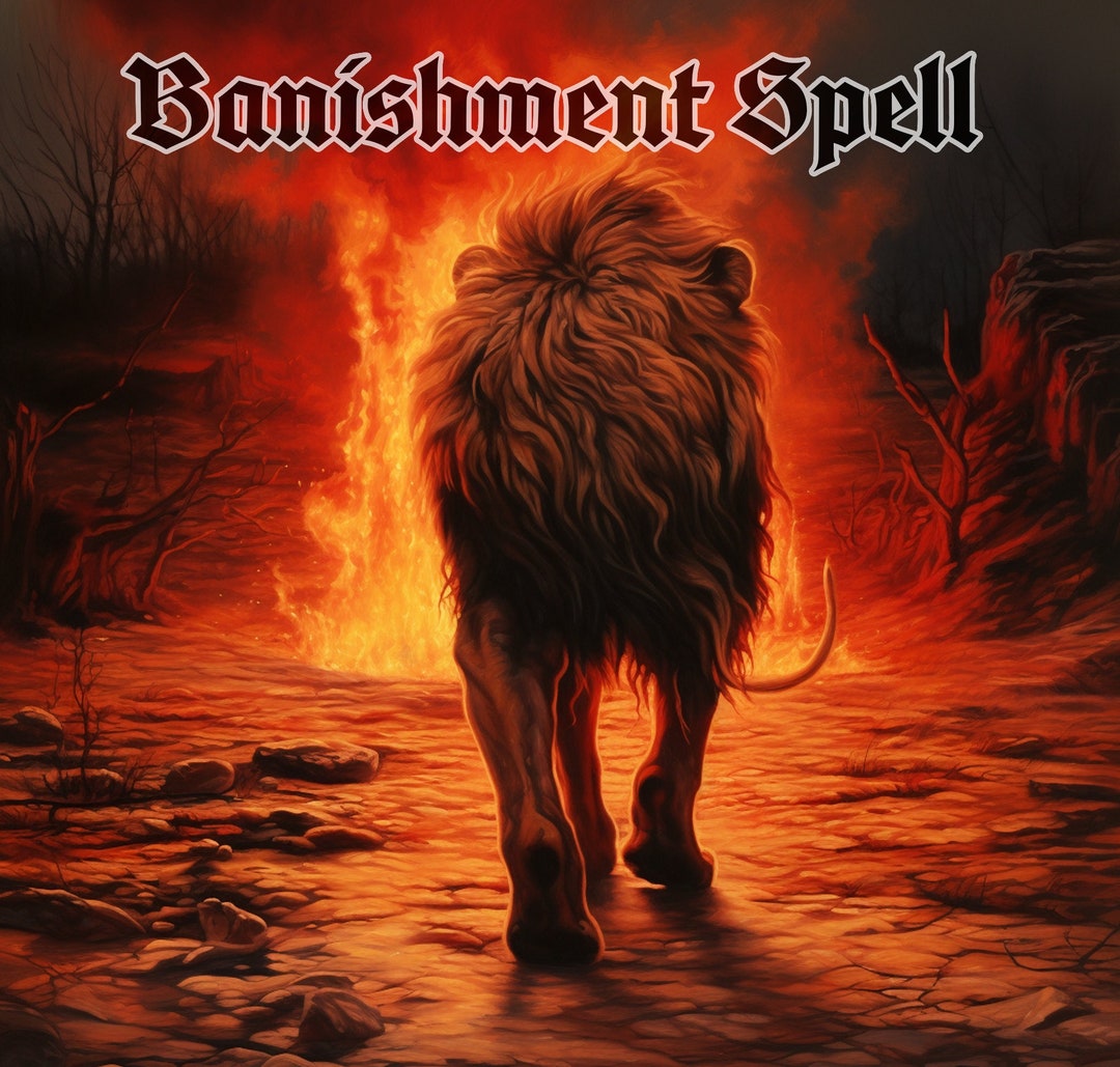 Banishment Spell - Dispel of Agitating Spirit or Energy - - Etsy