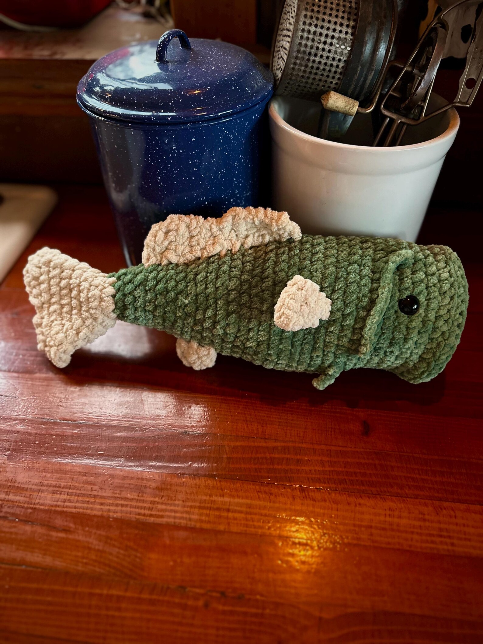 Crochet Large Mouth Bass | Large Mouth Bass | Crochet | Handmade ...