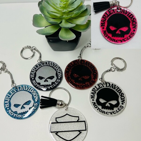 Harley Davidson Vintage Keychain - Etsy