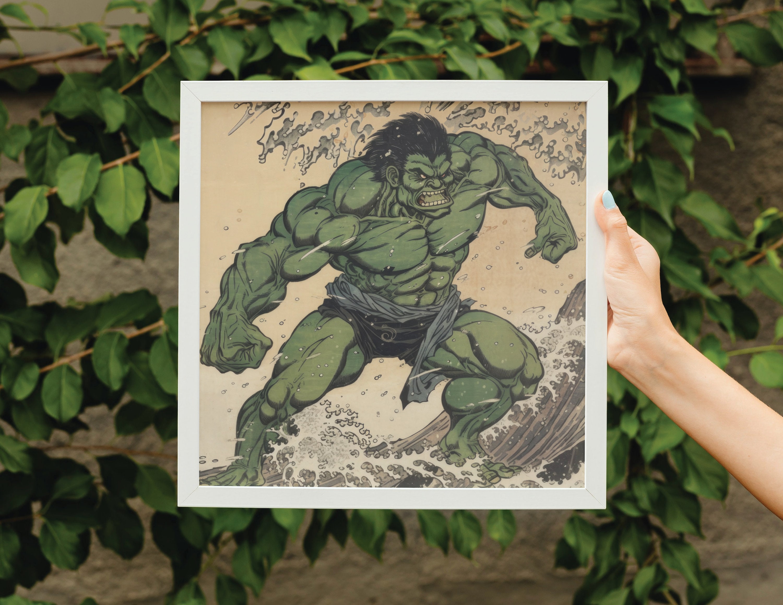 Hulk Digital Poster Poster Fan Art Printable Art Digital Download Art ...
