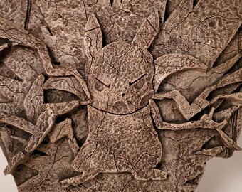 Pokémon Art Charizard Ancient Sculpture Stone Tablet Wall - Etsy