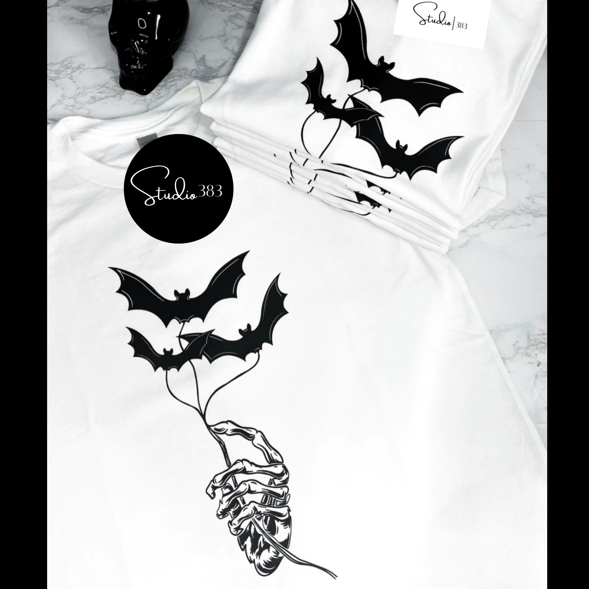 Bat Balloons Shirt, Skelly Bats Sweatshirt, Halloween Shirt, Skeleton ...